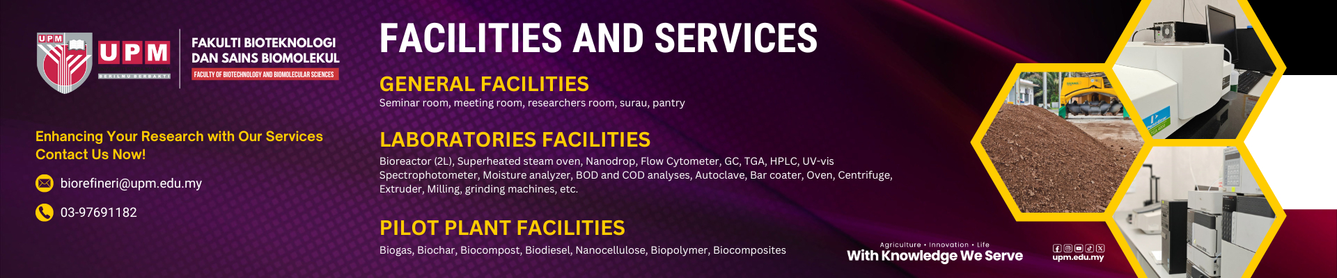 » FACILITIES & SERVICES